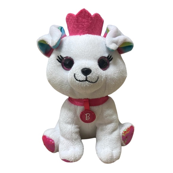 Mattel | Toys | Mattel Barbie Puppy Dog Plush Just Play 220 White ...